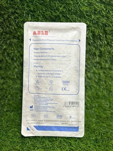 Ibp Disposable Pressure Transducer Kit At ₹ 510 Piece Katargam Surat Id 2853665285130