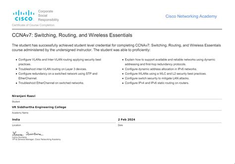Niranjani Raavi On Linkedin Ccna Networking Ciscocertified Techskills Switchingrouting…