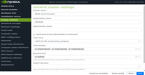 Initial Cluster Setup — Nvidia Dgx Superpod Deployment Guide Featuring Nvidia Dgx A100 And Dgx