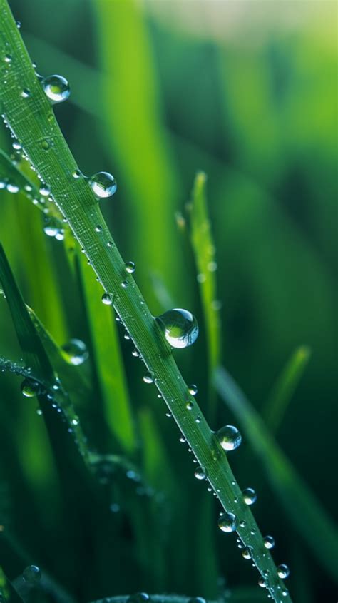 绿叶上的露珠水珠24节气白露摄影图