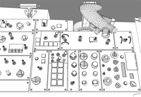 F 16 Cockpit 3d Model 125 Obj Fbx 3ds Max Free3d