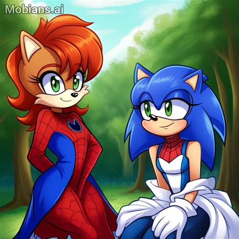 Sonica Is Ghost Spider And Sally Spider Girl By Lightreading2 On Deviantart