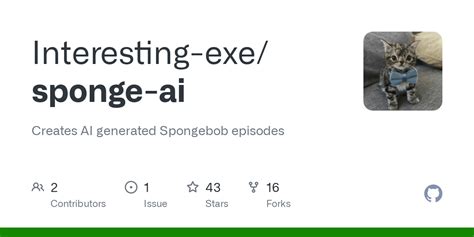 Github Interesting Exesponge Ai Creates Ai Generated Spongebob Episodes