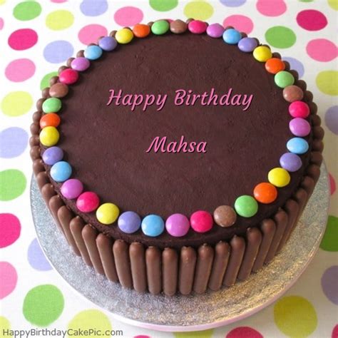 ️ Chocolate Gems Birthday Cake For Mahsa