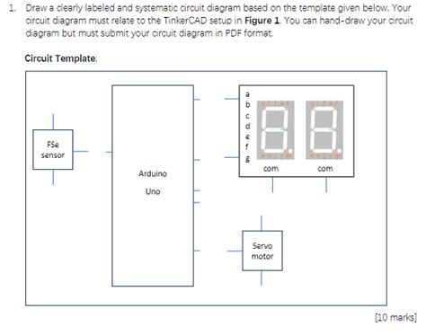 solved refer to the tinkercad setup in figure 1 figure 1