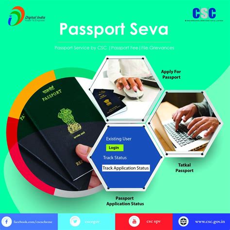 पासपोर्ट सेवा केंद्र Csc Passport Apply Csc Passport Appointment