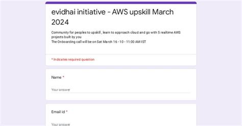 Keerthivasan Kannan On Linkedin Evidhai Initiative Aws Upskill March 2024
