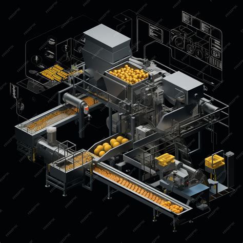 Premium Ai Image Innovative Cad Design Enhancing Food Processing