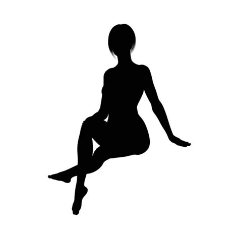 Naked Sexy Girls Silhouette Stock Vector By ©angelp 295719702
