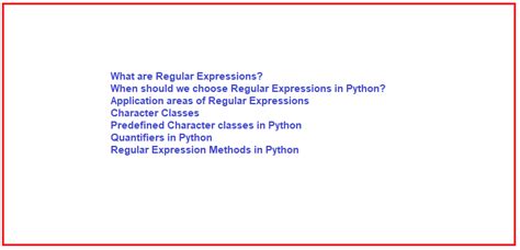 Regular Expressions In Python With Examples Dot Net Tutorials