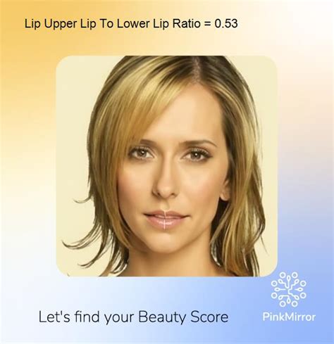 Jennifer Love Hewitt Facial Feature Upper Lip To Lower Lip Ratio