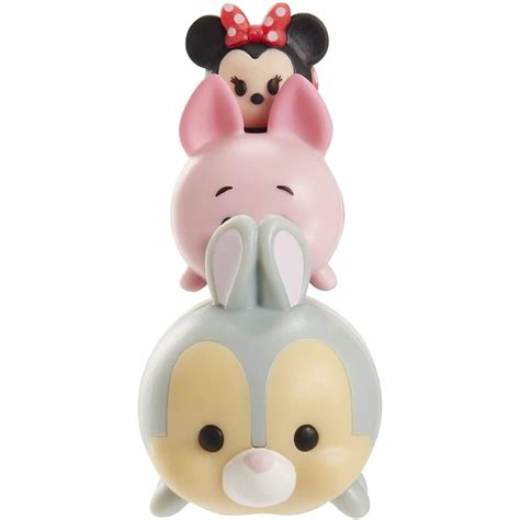 Disney Tsum Tsum Minnie Mouse Piglet Thumper Series 2 3pk Figures Jakks