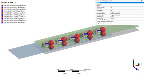 Postprocessing Of Simplified Bolted Connections With The Help Of Pyansys Ansys Developer Portal