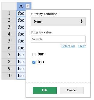 Changing The Value On A Filtered Column Adds The Value To The Filter S
