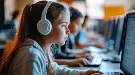 Nextgen Coding Class With Ai Support Premium Ai Generated Image