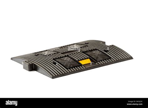 Innovative Rubber Traffic Speed Bump Designed For Road Safety Durable Material Easy