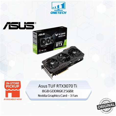 Asus Tuf Rtx3070 Ti 8gb Ddr6x 256bit Graphics Card Nvidia 3 Fan