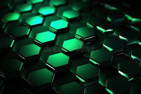 Abstract Green Hexagon Background Stock Illustration Illustration Of Green Contemporary