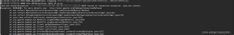 已解决：connectexception Call From Xxxxx To Xxxxx 8020 Failed On Connection Exception 拒绝