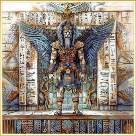 Enki Sumerian God Of The Abyss World Mythology