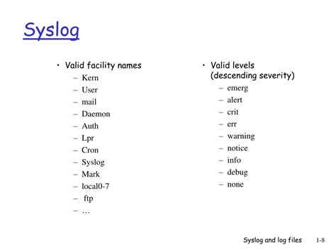 Ppt Syslog And Log Files Powerpoint Presentation Free Download Id6738960