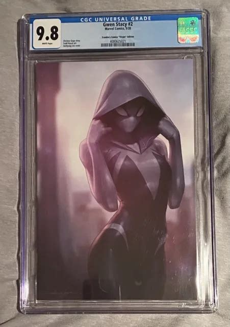 Cgc 98 Gwen Stacy 2 Jeehyung Lee Virgin Variant Spider Gwen Rare Eur 23152 Picclick It