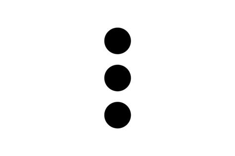 Menú De Tres Puntos Verticales