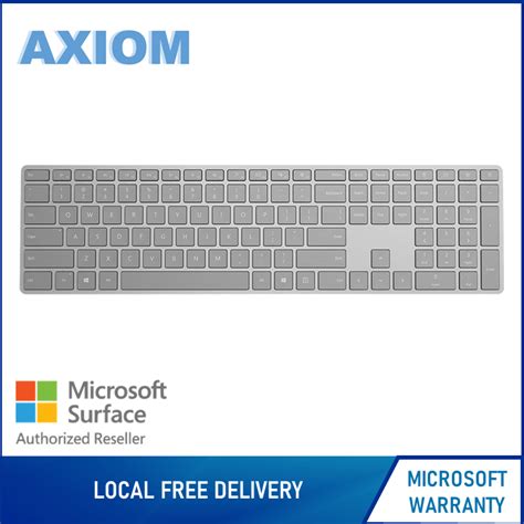 Microsoft Surface Keyboard Bluetooth Grey Axiom It Solutions Pte Ltd