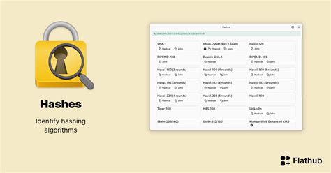 Install Hashes On Linux Flathub