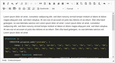 Ckeditor Wysiwyg Html Editor Tools Und Software Typo Webdesign