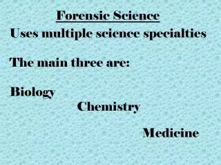 PPT Forensic Science PowerPoint Presentation Free Download ID