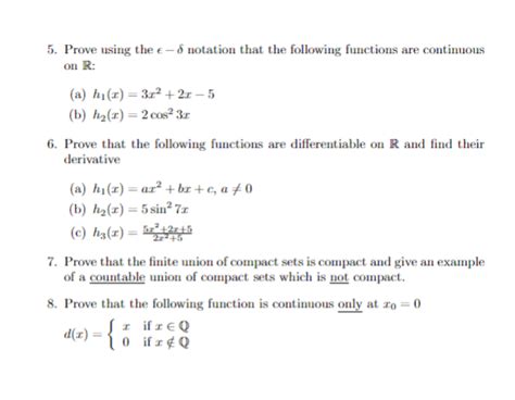 Solved Prove using the ϵδ notation that the following Chegg