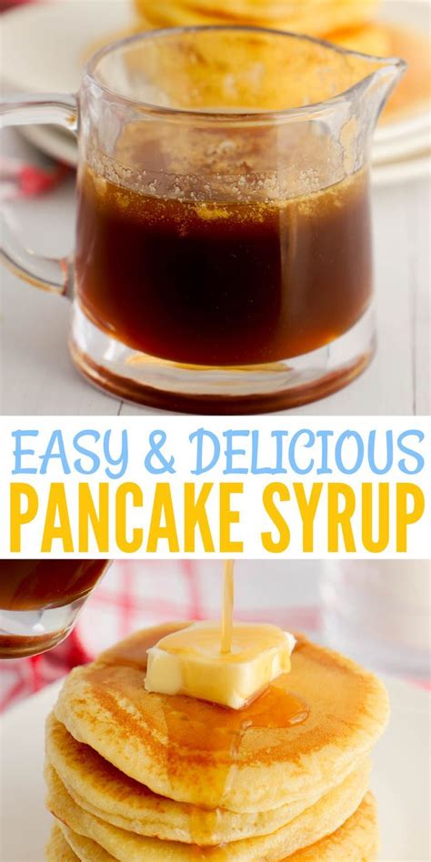 Homemade Pancake Syrup Artofit