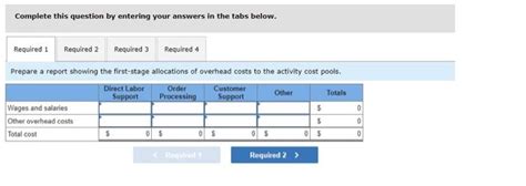 Solved Exercise Static Comprehensive Activity Based Chegg