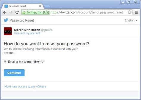 Twitter Improves Account Security Improves Password Reset Ghacks Tech News
