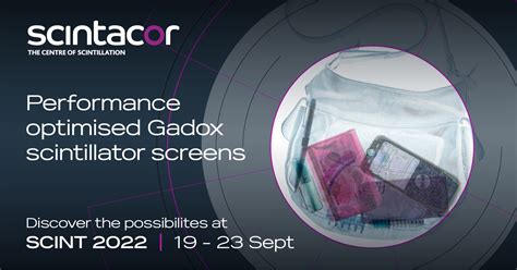 Scintacor Ltd On Linkedin High Resolution X Ray Scintillator Screens