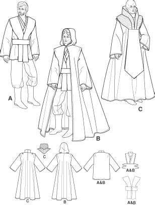 Jedi Robe Sewing Pattern