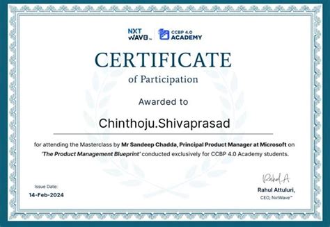 Nxtwave Ccbp Ccbpacademy Shiva Prasad Chinthoju