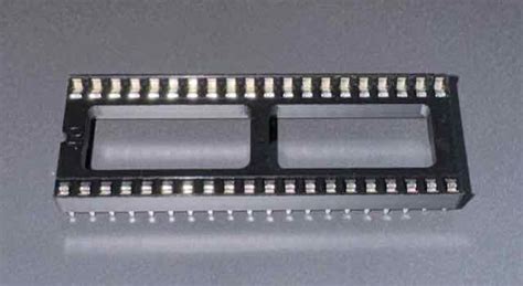 40 Pin Ic Socket Dual Wipe