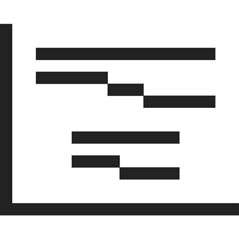 Chart Diagram Gantt Graph Statistics Vector Svg Icon Svg Repo