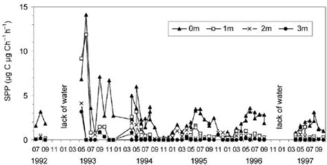 Seasonal And Vertical Variability Of Specific Primary Production Download Scientific Diagram