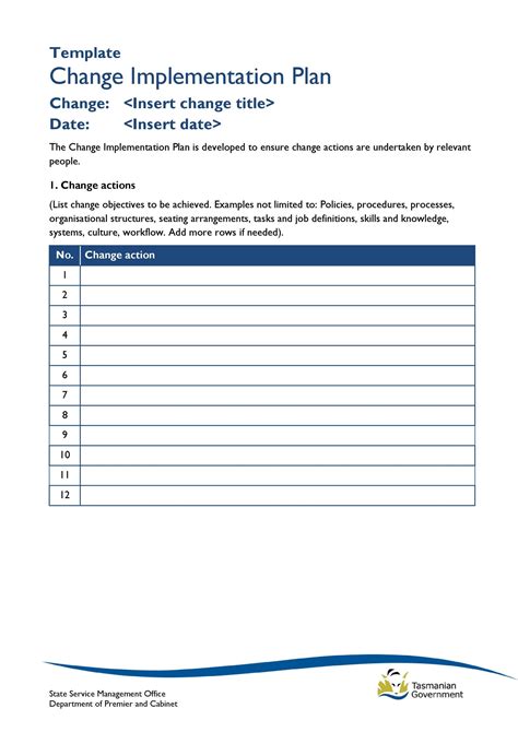 43 Step By Step Implementation Plan Templates Templatelab
