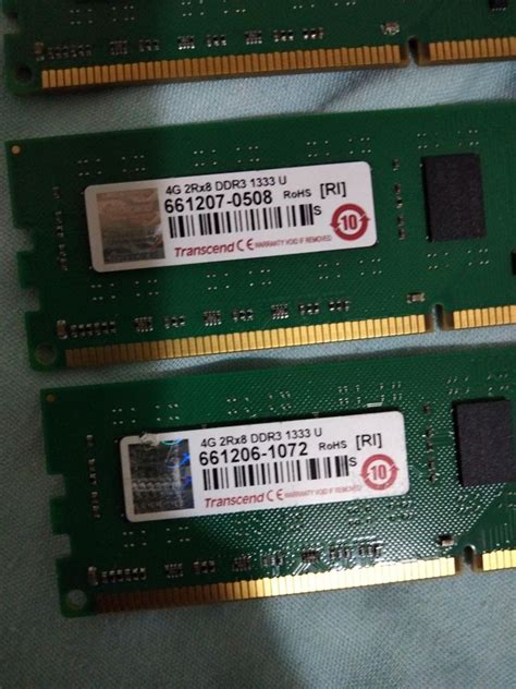 Memórias Ram Ddr3 4gb 1333mhz Oeiras E São Julião Da Barra Paço De