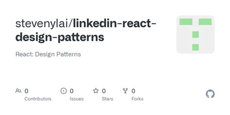 Github Stevenylai Linkedin React Design Patterns React Design Patterns