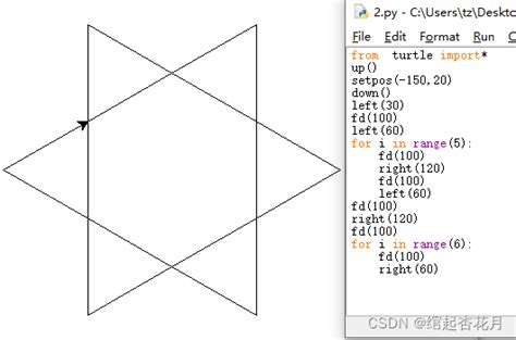 【python实验报告2】嵩天版本第2版 高等教育出版社蟒蛇绘制实验报告 Csdn博客
