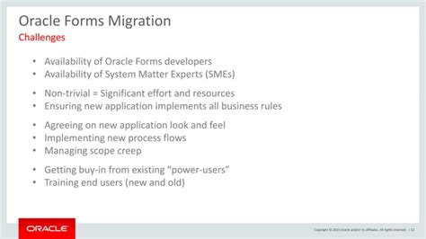 Migrating Oracle Forms Using Oracle Application Express Ppt