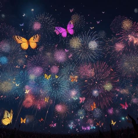 Premium Ai Image Fireworks Pyrotechnics Skyrockets Firecrackers Sparklers Celebration Lights