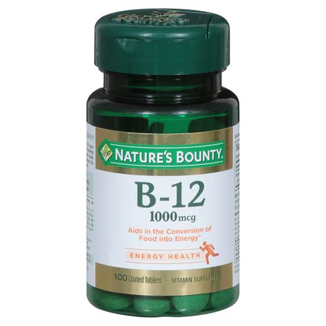 Natures Bounty Vitamin B 12 1000 Mcg Fig App