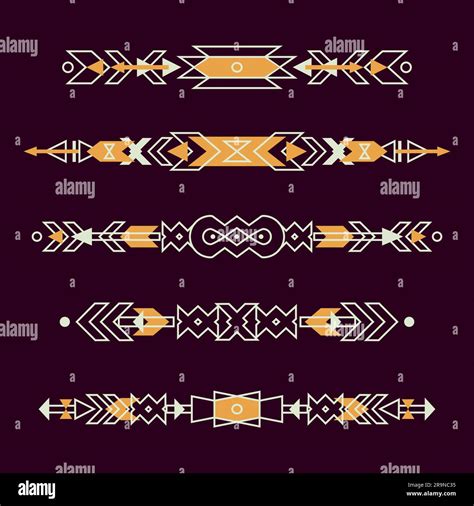 Native American Pattern Border