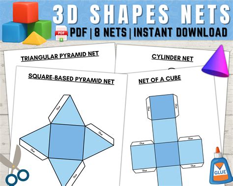 Build 3d Shapes Printable Worksheets